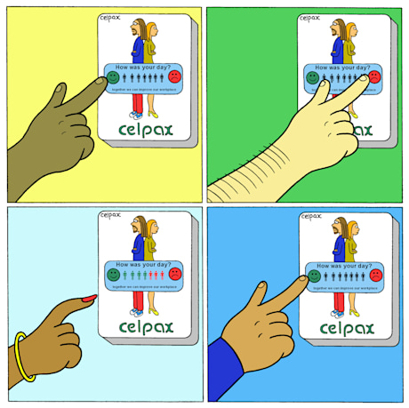 draw a 4 panel cartoon strip | Fiverr