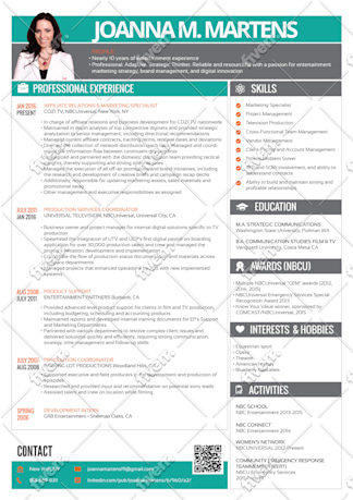 create a Killer CV Resume in Infographic Style