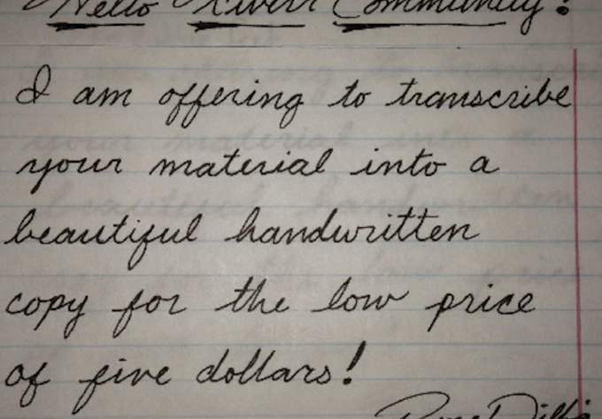 Add A Personal Touch By Writing Your Text In Beautiful Cursive Handwrit