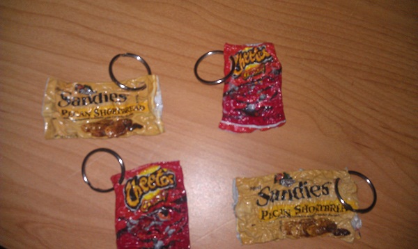 craft and mail you a CHIP Bag Keychain - fiverr