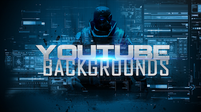 make professional Youtube backgrounds; includes PSD
