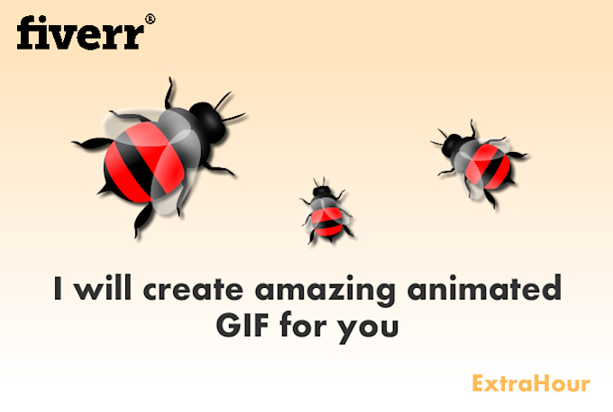 create 2D animated GIF | Fiverr