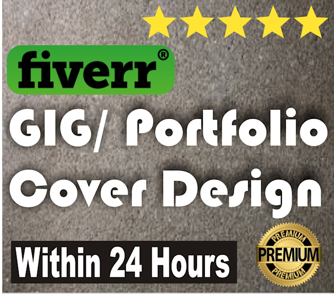 design fiverr GIG portfolio cover | Fiverr
