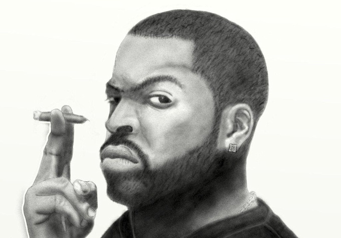 send you 5 digital drawings of famous rappers, HD so good to print on c