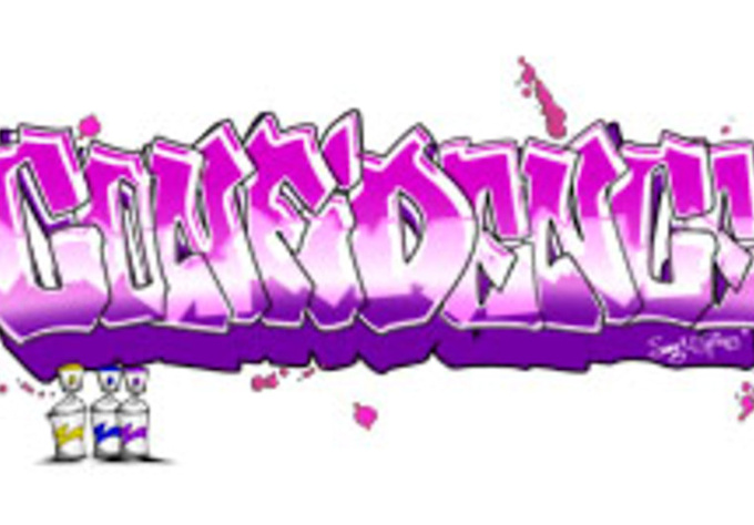 create original graffiti outlines from your text