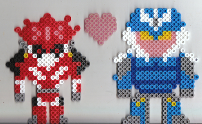 make a Perler Bead Transformers magnet | Fiverr