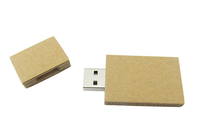 eco friendly USB drive from recycled cardboard - fiverr
