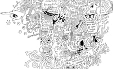 draw a doodle based on 15 words, phrases and images you choose