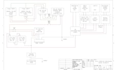create a 2D CAD drawing of your single page electrical print or diagram