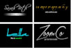 design simple and cool Signature or Text logo